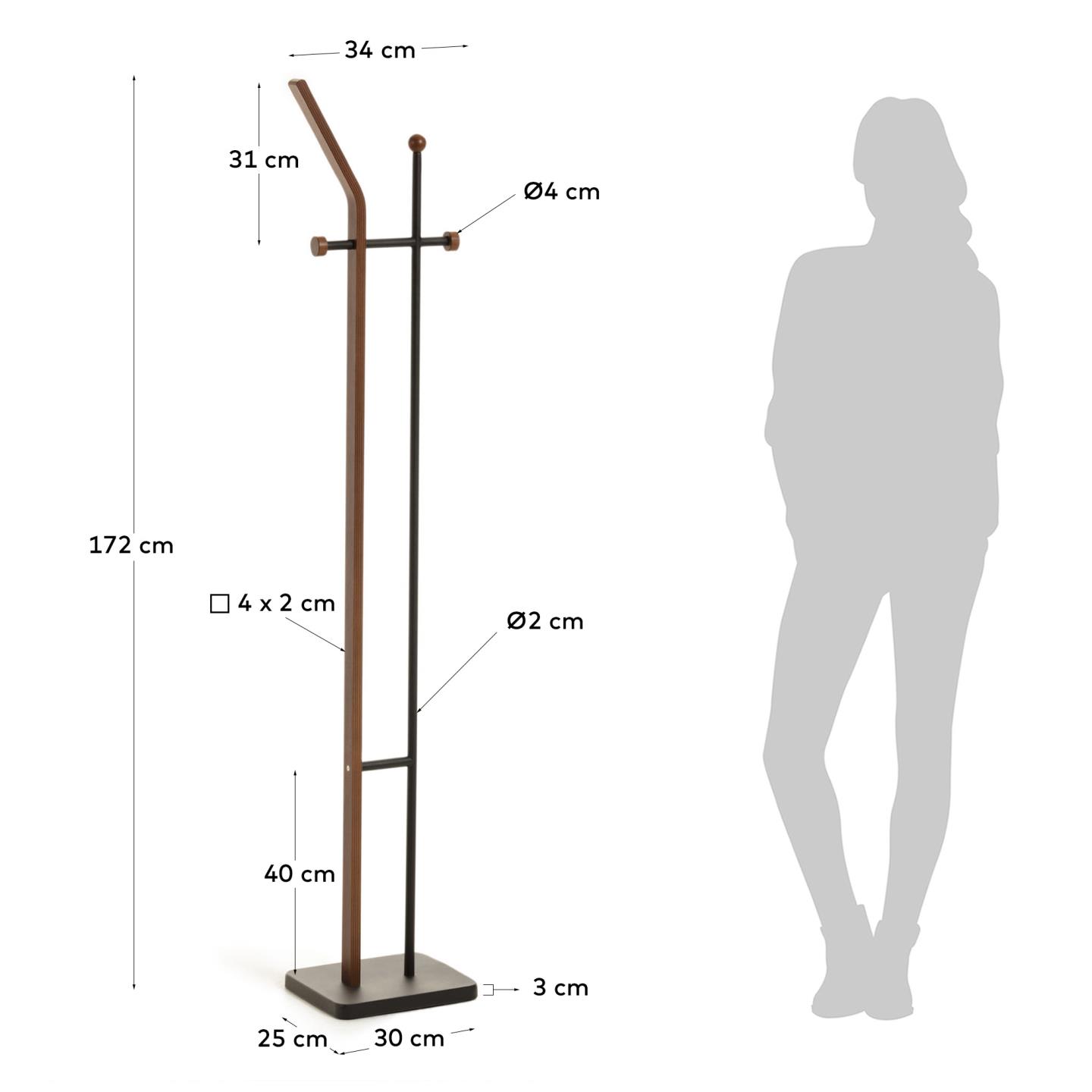 Magali coat rack 172 cm | Kave Home