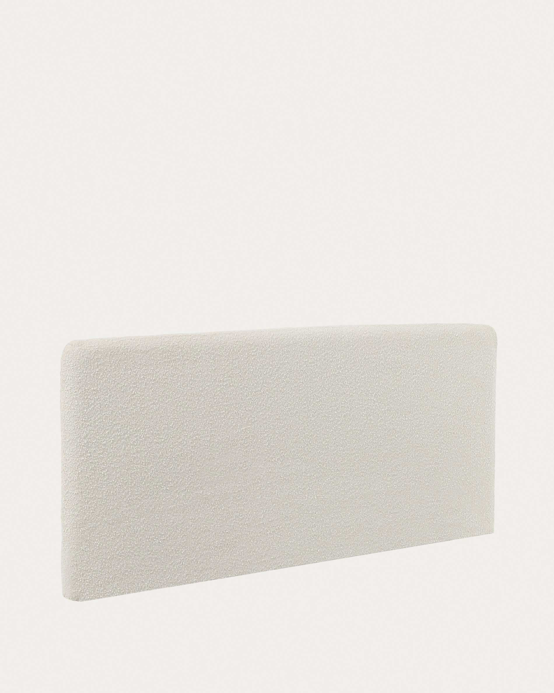 Dyla headboard with removable cover in white bouclé for 160 cm beds FSC ...