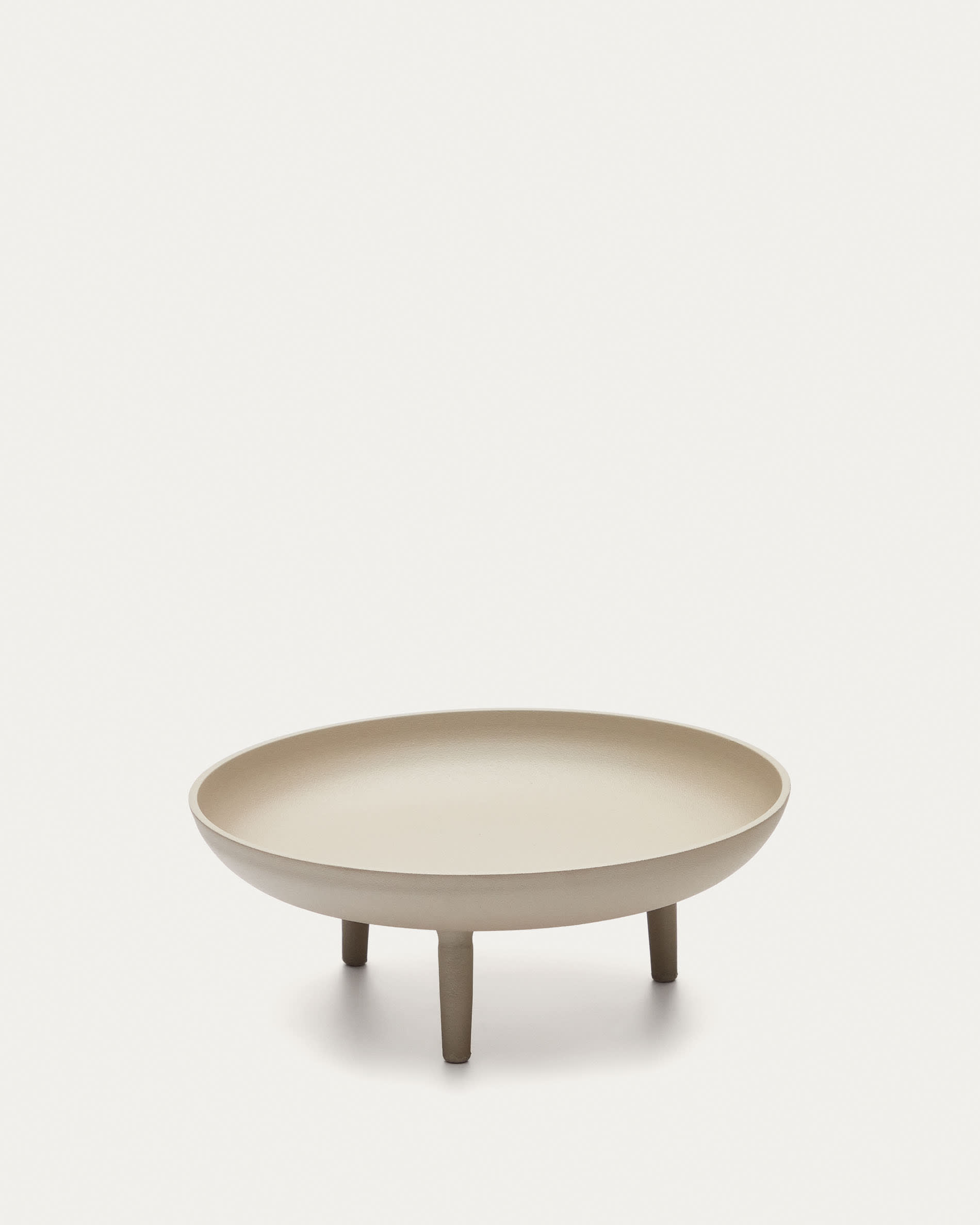 Breda large centerpiece in brown aluminium | Kave Home