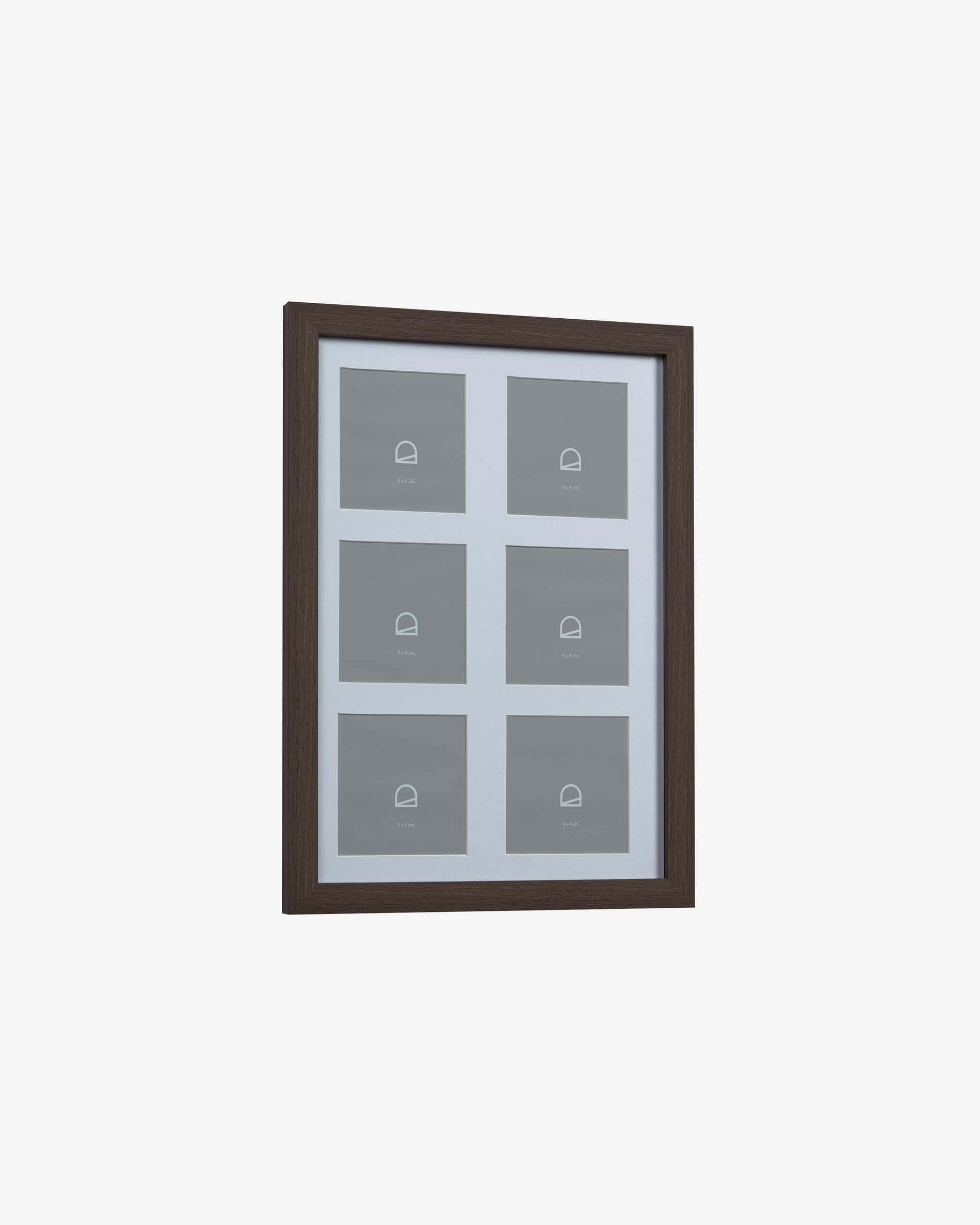 Luah photo frame in wood with dark finish 28 x 39 cm | Kave Home