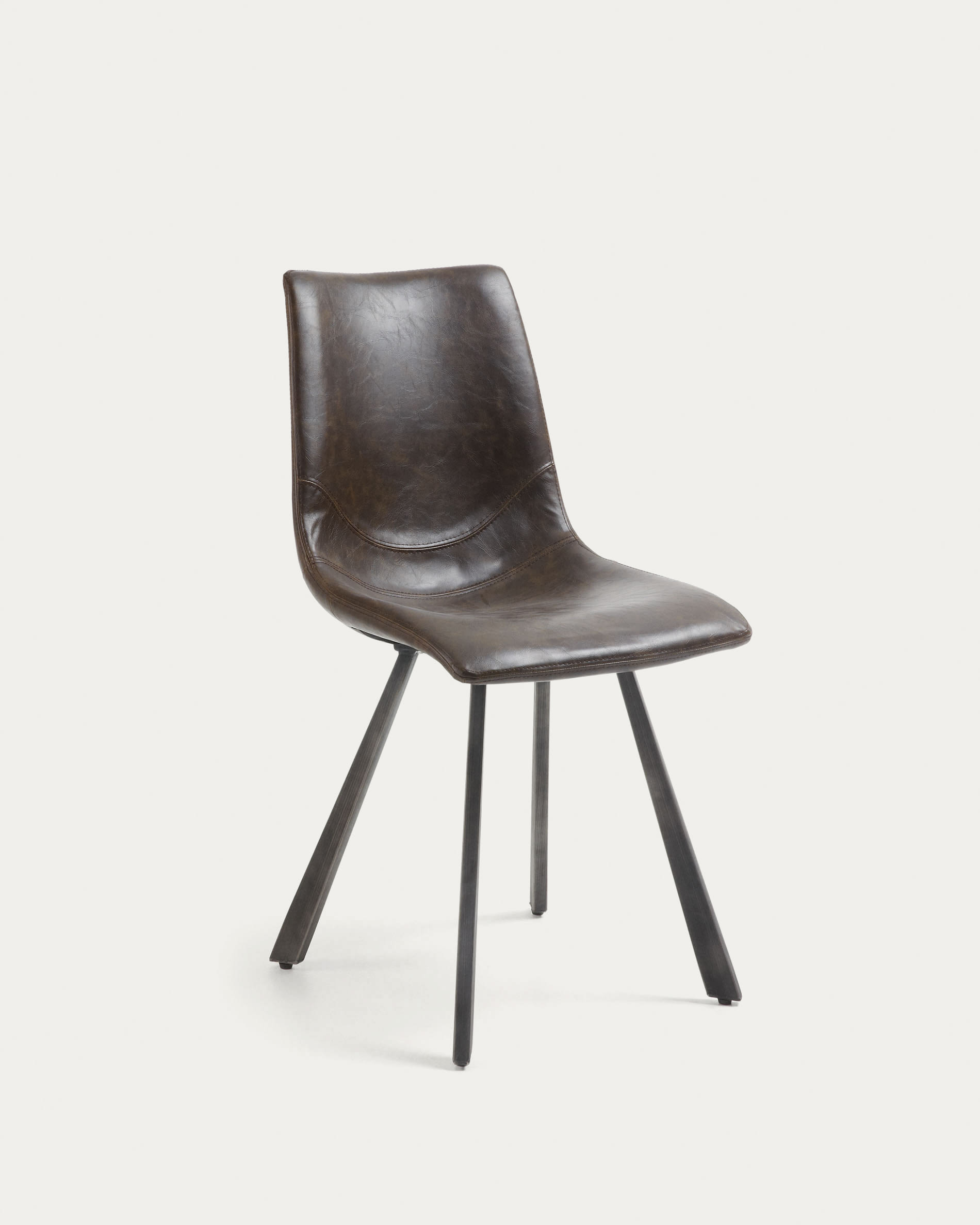 Dark brown Trap chair | Kave Home