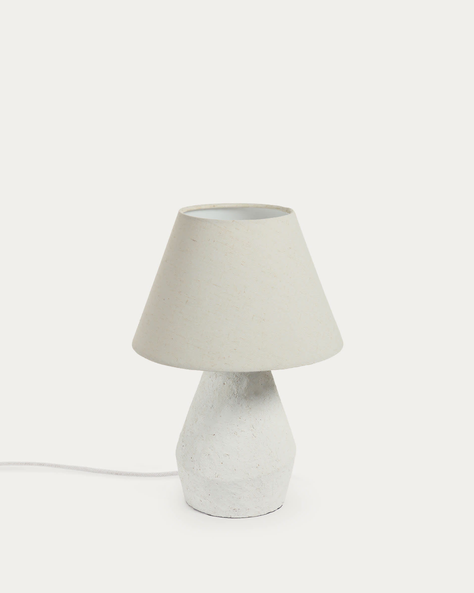 Noara magnesium table lamp with a white finish | Kave Home Switzerland