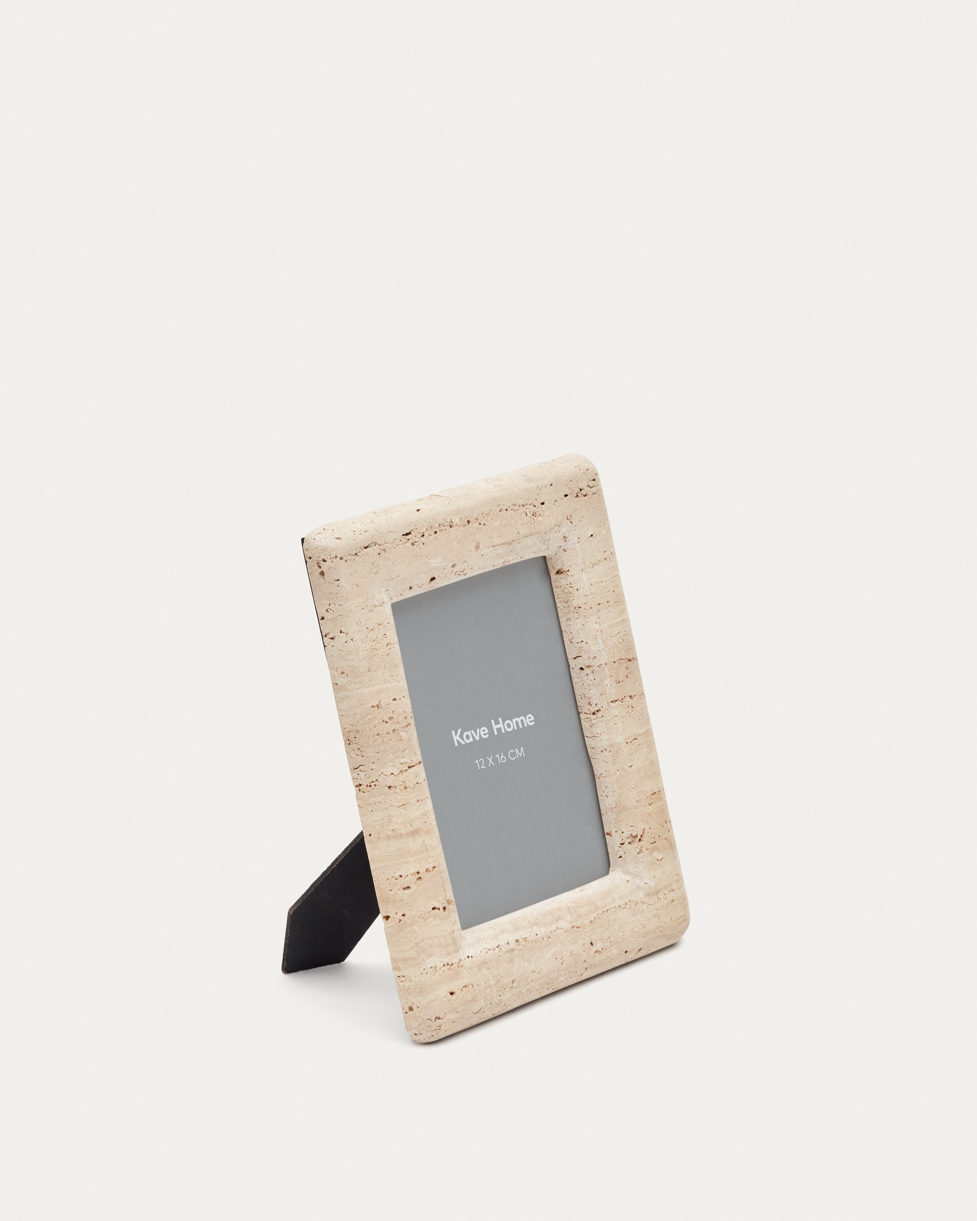 Muire beige travertine photo frame 25 x 20cm | Kave Home International