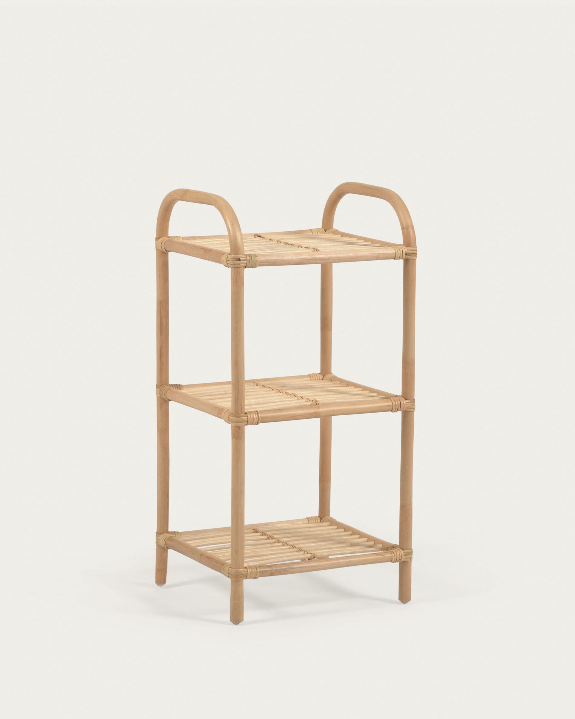 Ormela rattan shelving unit with natural finish 40 x 80 cm | Kave Home ...