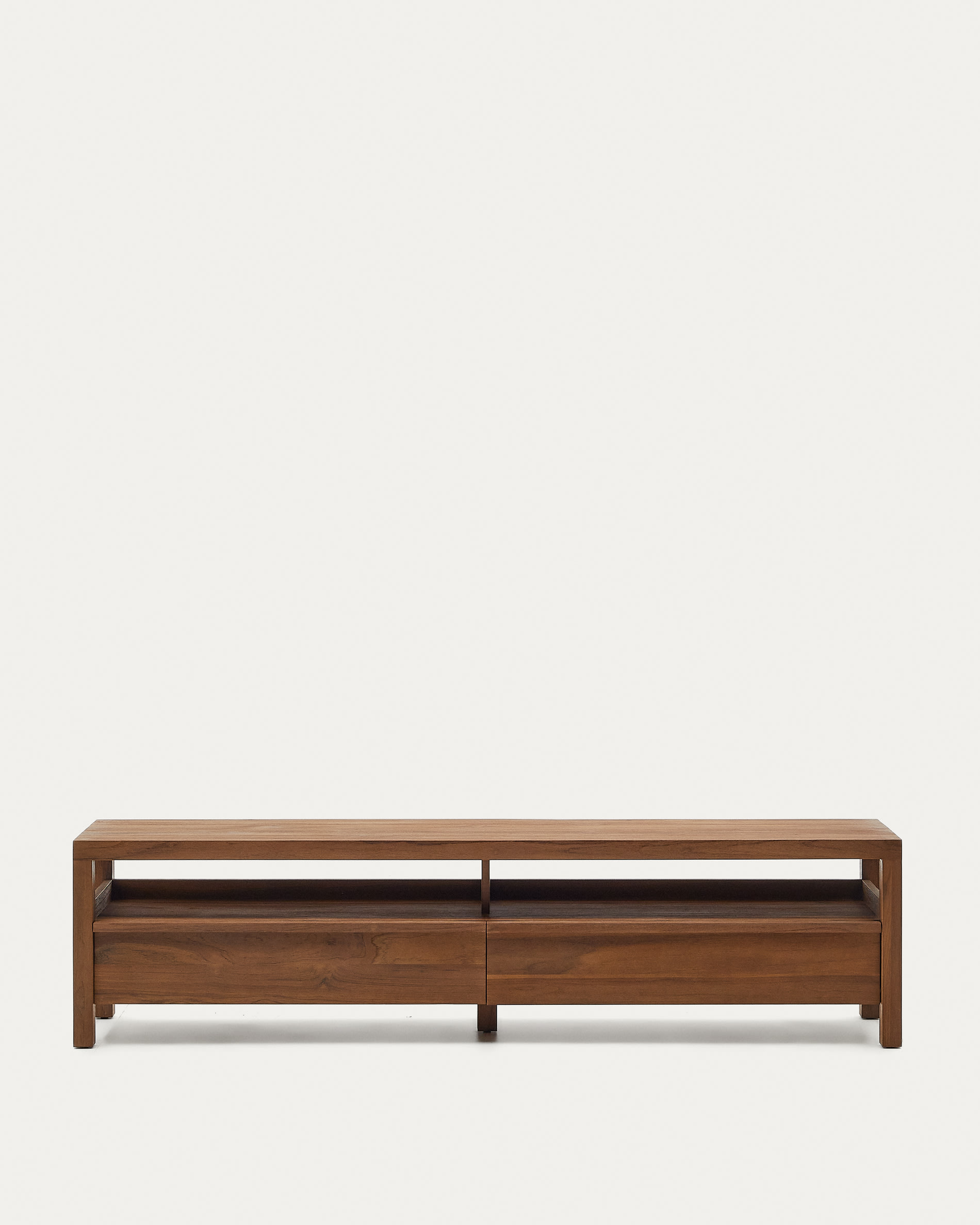 Sashi TV stand made in solid teak wood 200 x 40 cm Kave Home Great Britain
