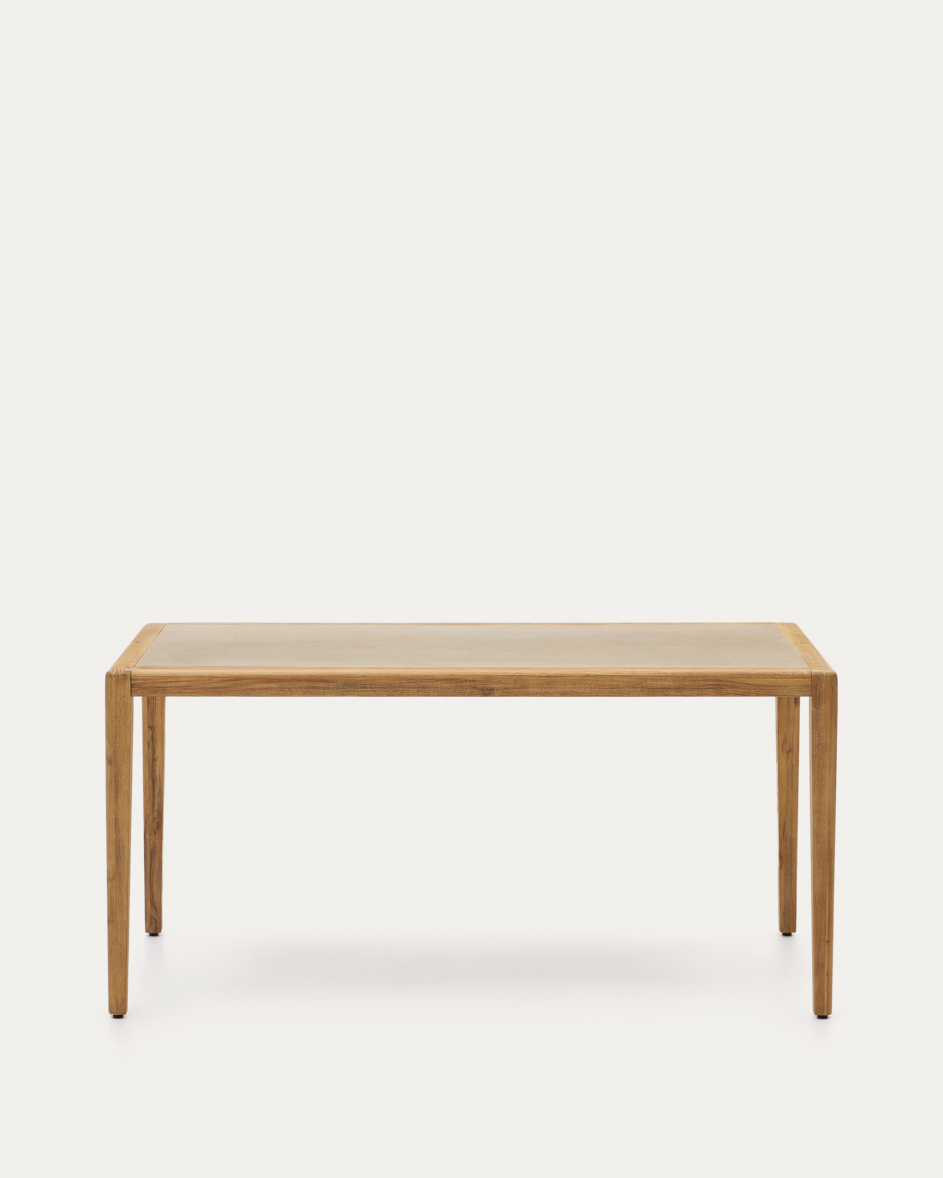 Better table in polycement and solid acacia wood 200 x 90 cm FSC 100% ...