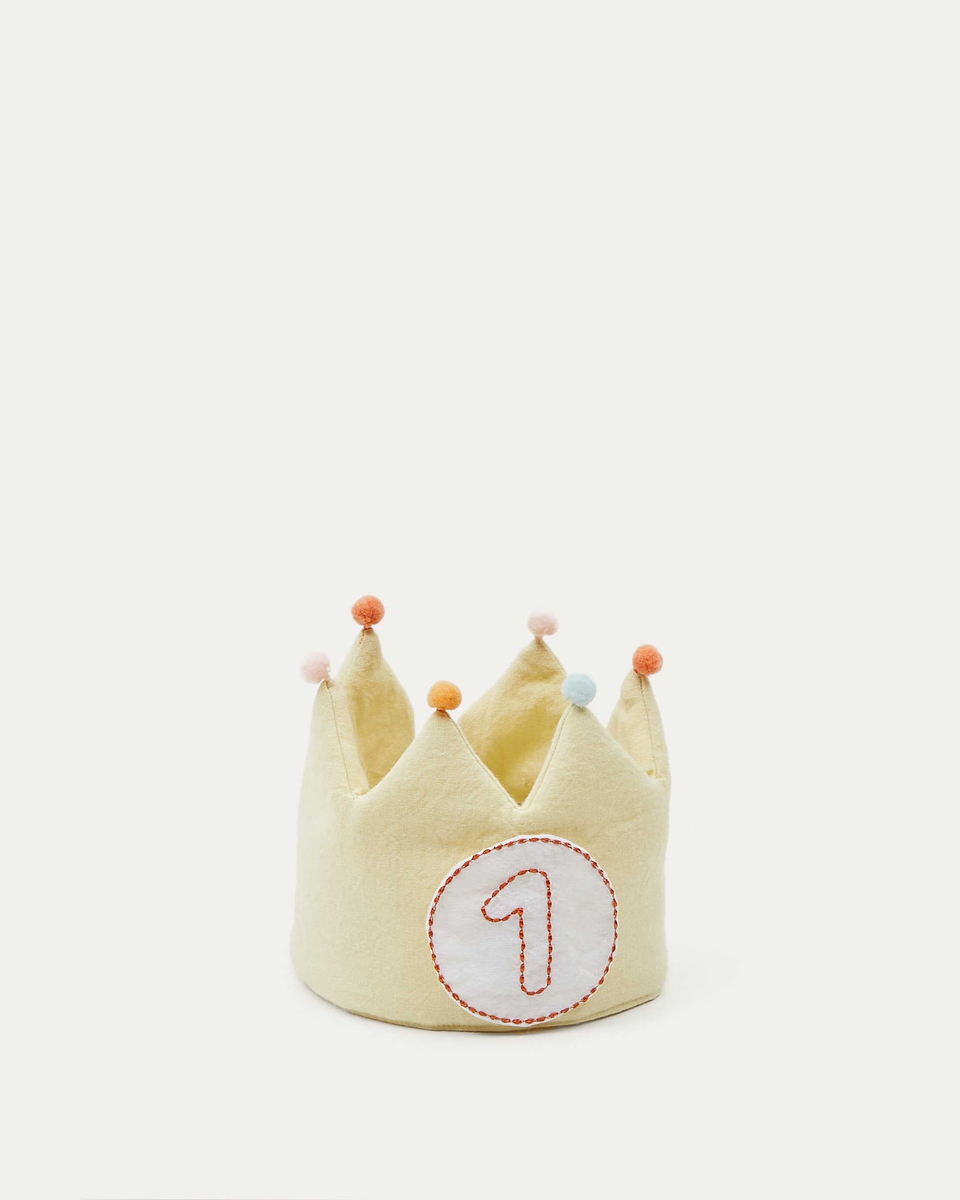 Vilka yellow birthday crown 40 x 13 cm Kave Home Great Britain
