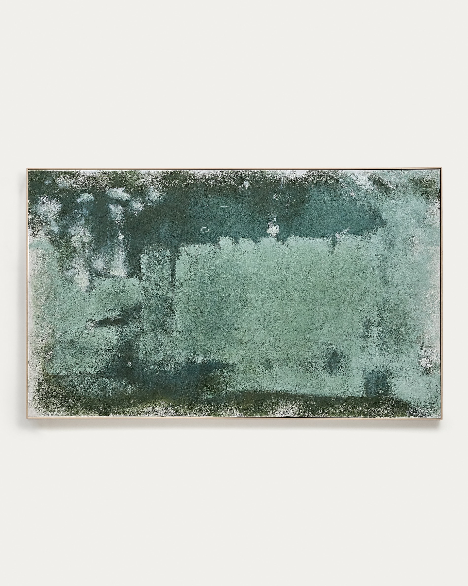 Cuadro abstracto Selnar verde 202 x 122 cm | Kave Home Spain