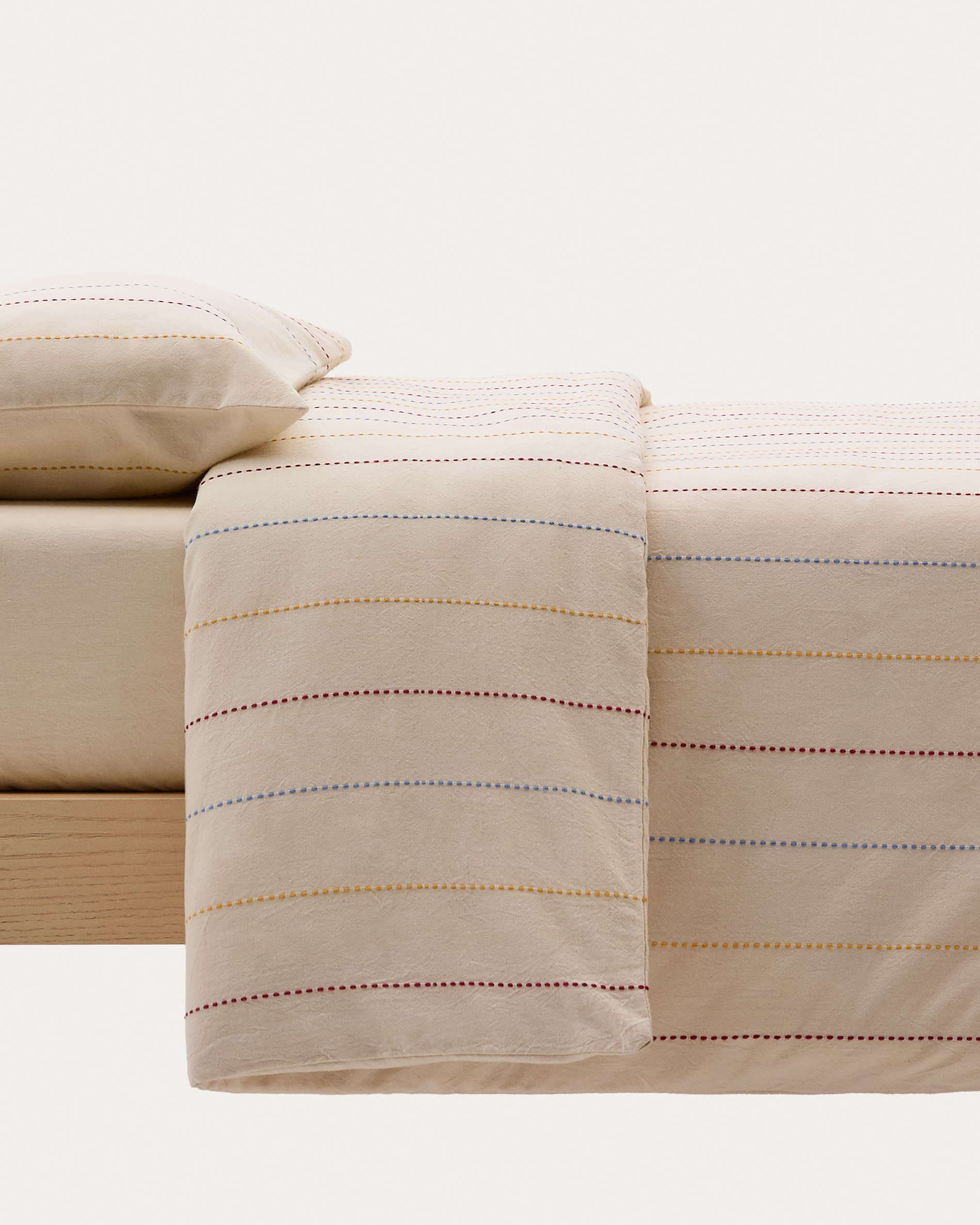 Indani bed set duvet cover pillowcase bottom sheet organic cotton ...