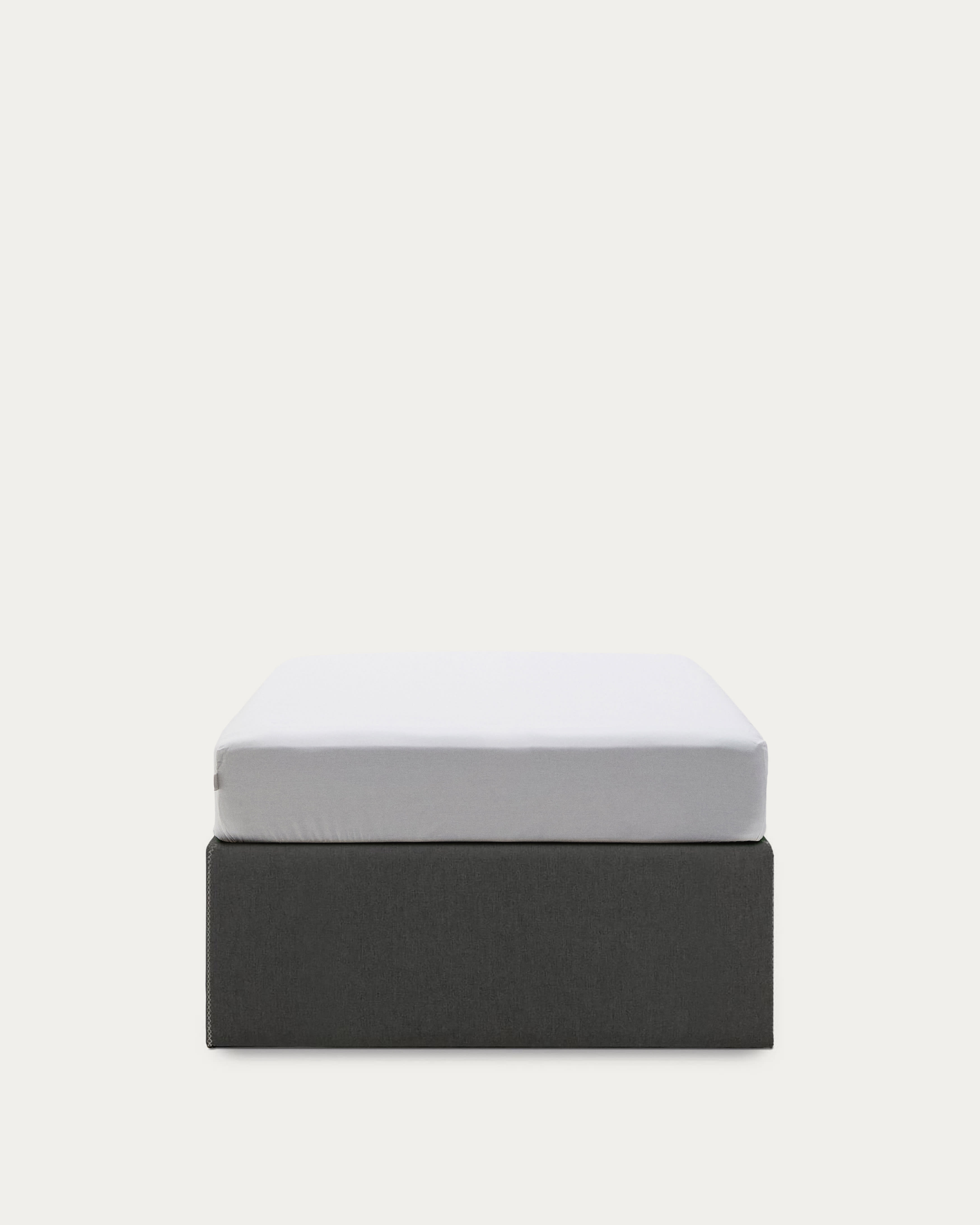 Base letto con contenitore Matters nera per materasso da 90 x 190 cm ...