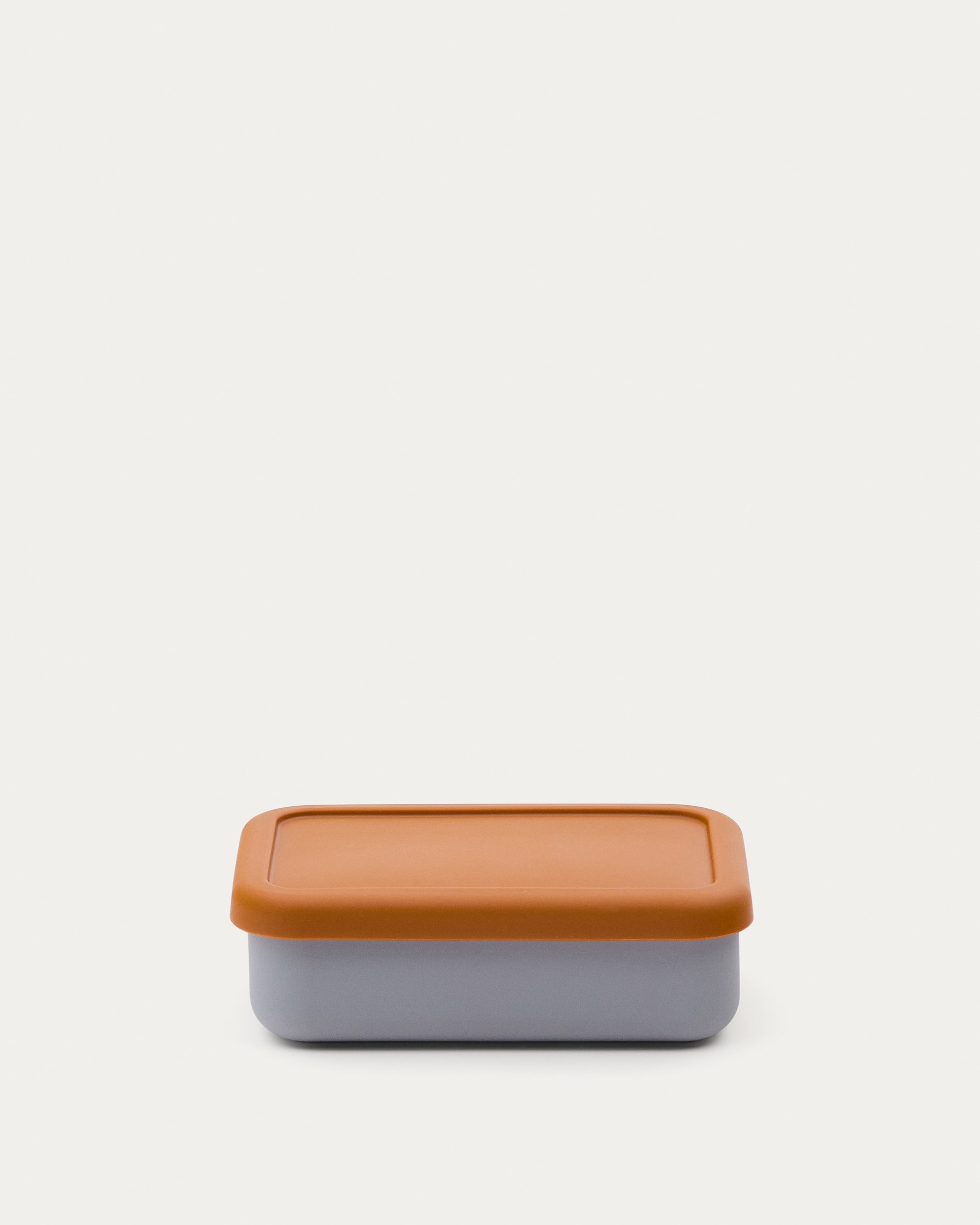 Lili lunch box in orange and blue silicone | Kave Home Netherlands