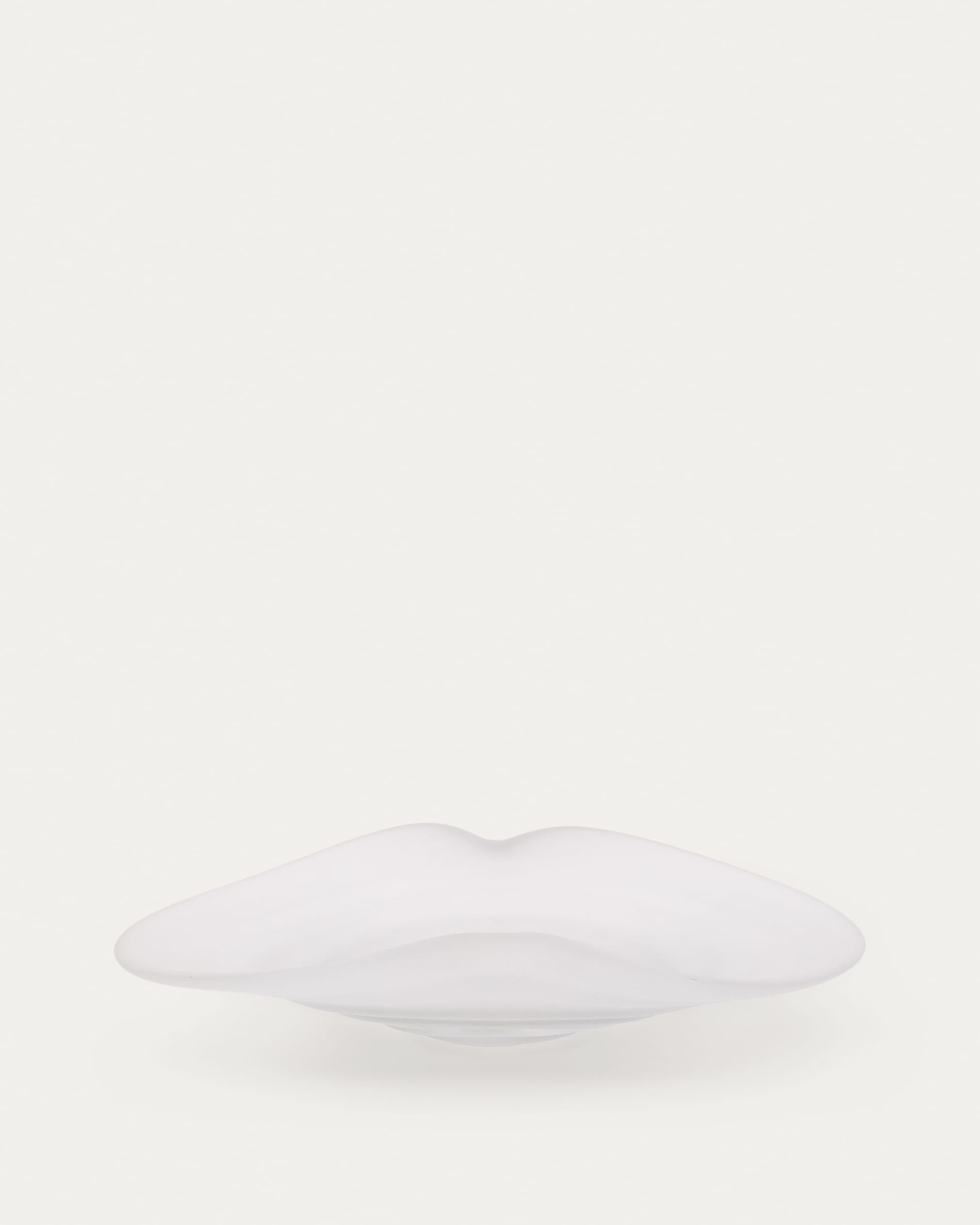 Ondaro frosted glass centrepiece 11cm | Kave Home