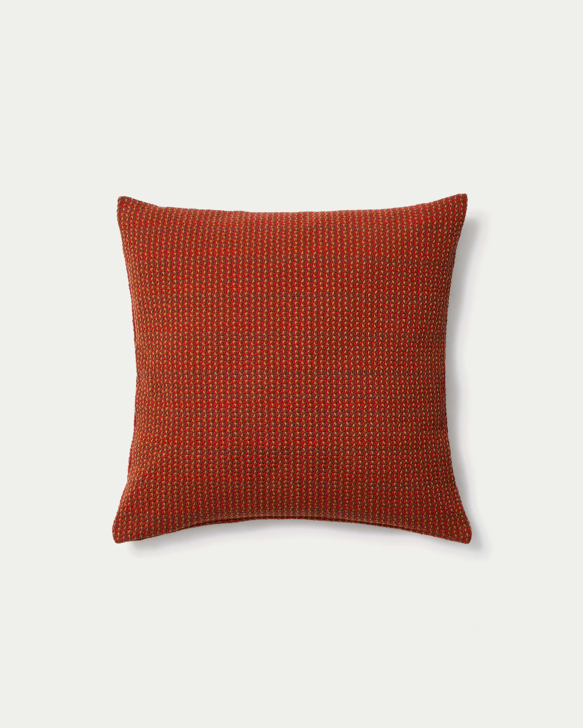 Nuval cushion cover in red structured fabric 50 x 50 cm | Kave Home Italy