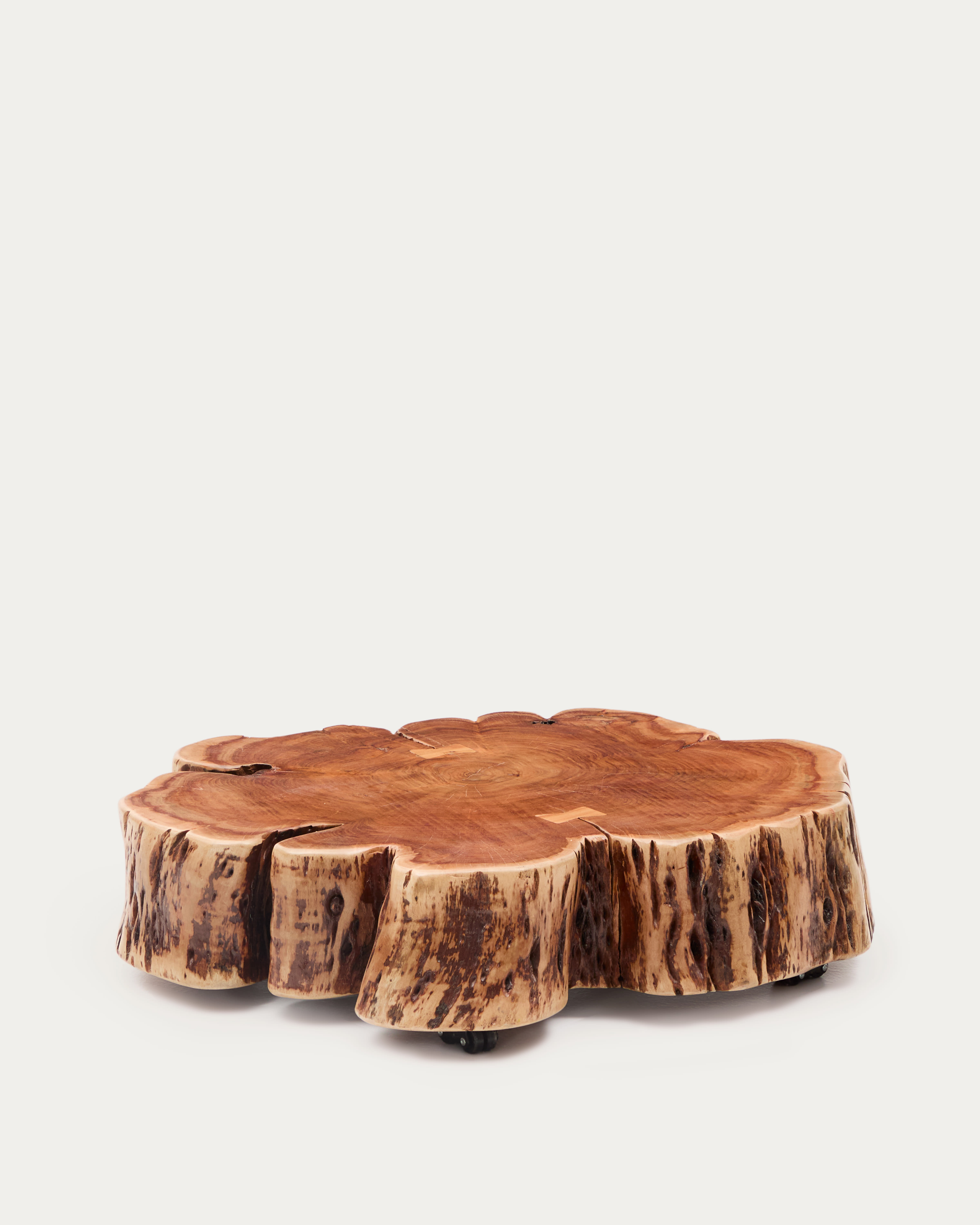 Tavine coffee table in solid acacia wood with bleached finish with ...