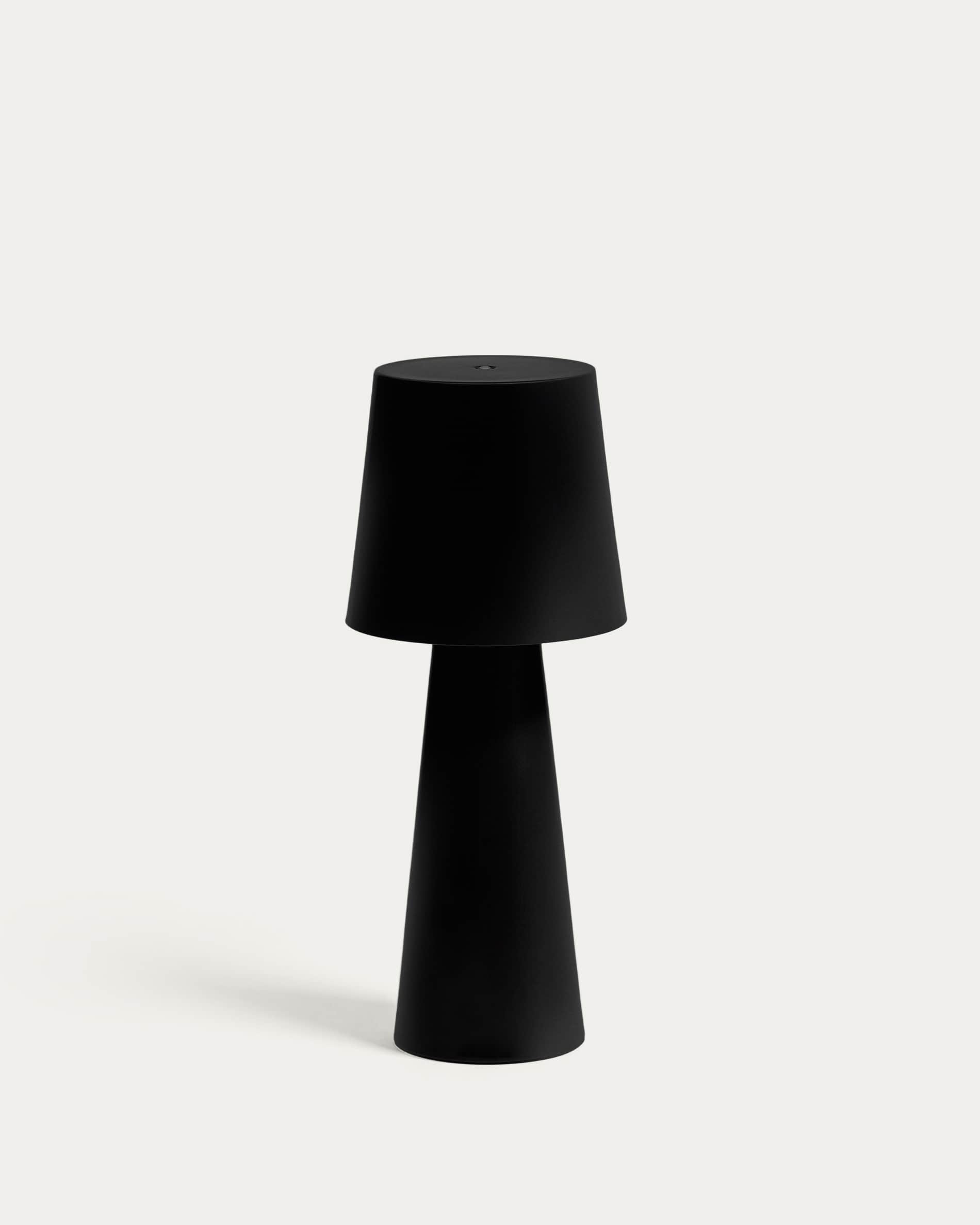 Arenys large outdoor metal table lamp in a black painted finish | Kave ...