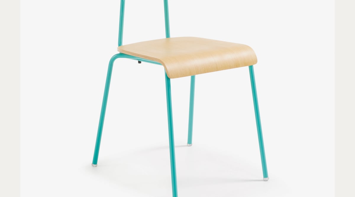 Klun chair natural and green | Kave Home