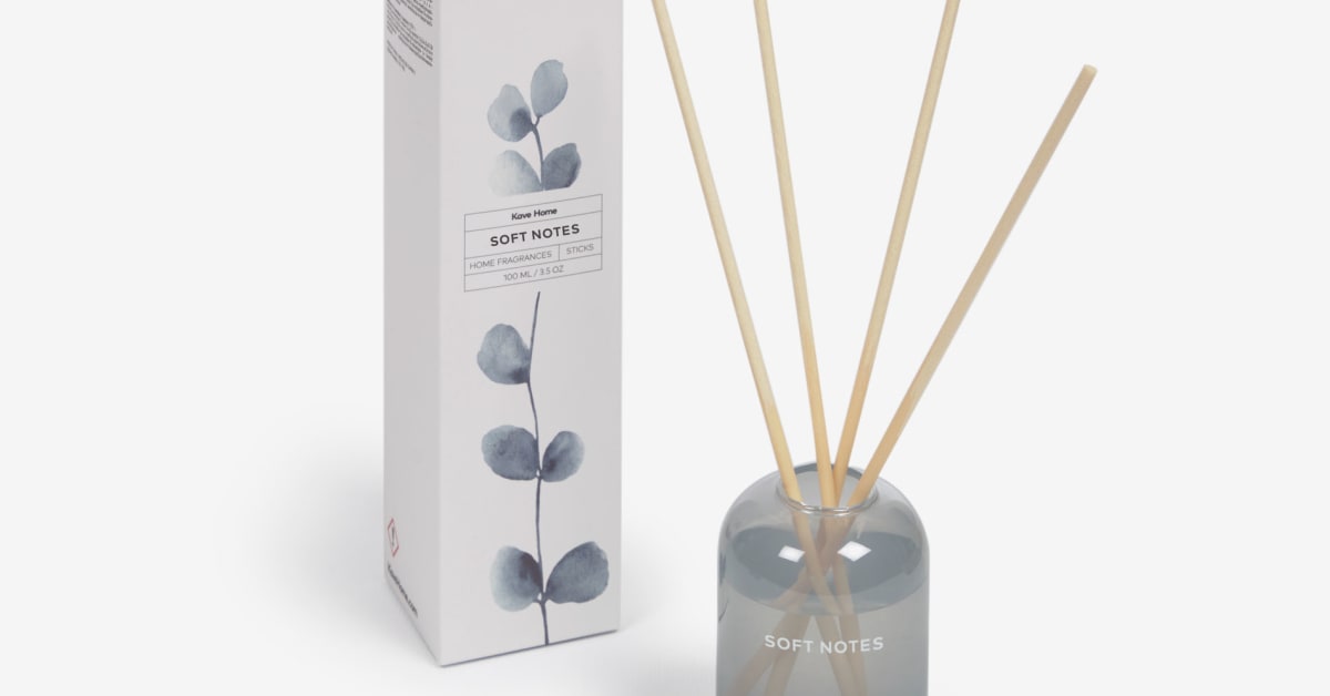 Soft Notes fragrance diffuser with sticks 100 ml | Kave Home Great Britain