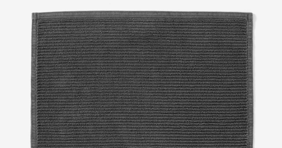 Miekki bath mat dark grey 40 x 60 cm | Kave Home Great Britain
