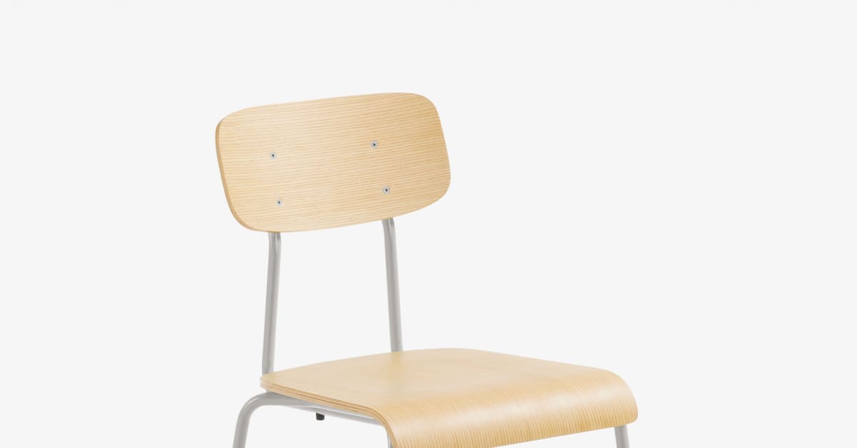 Klun chair natural and grey | Kave Home Germany