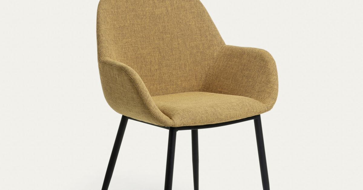Konna mustard chair FR | Kave Home Great Britain