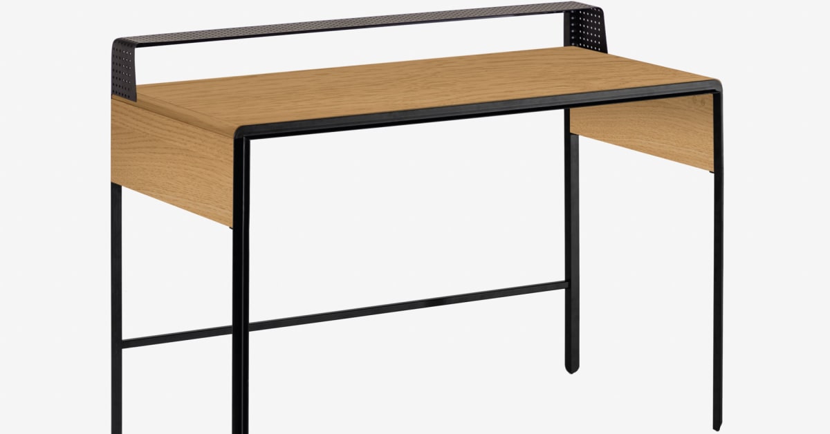 Oak wood Nadyria Desk 120 x 55 cm | Kave Home Switzerland