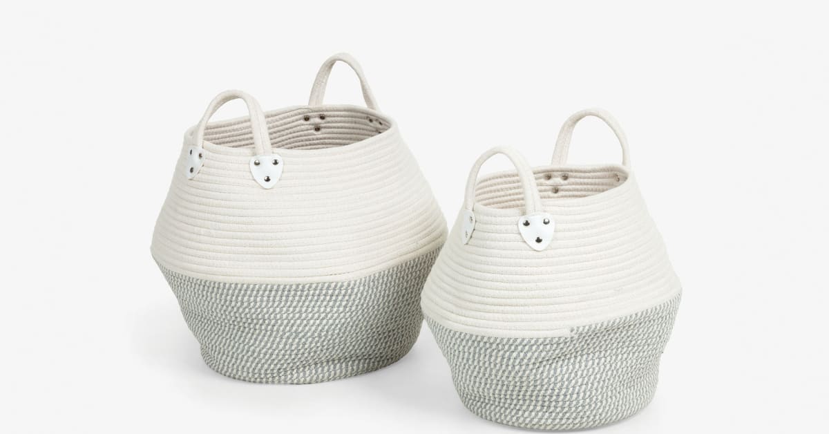 Set of 2 baskets Katja | Kave Home Great Britain