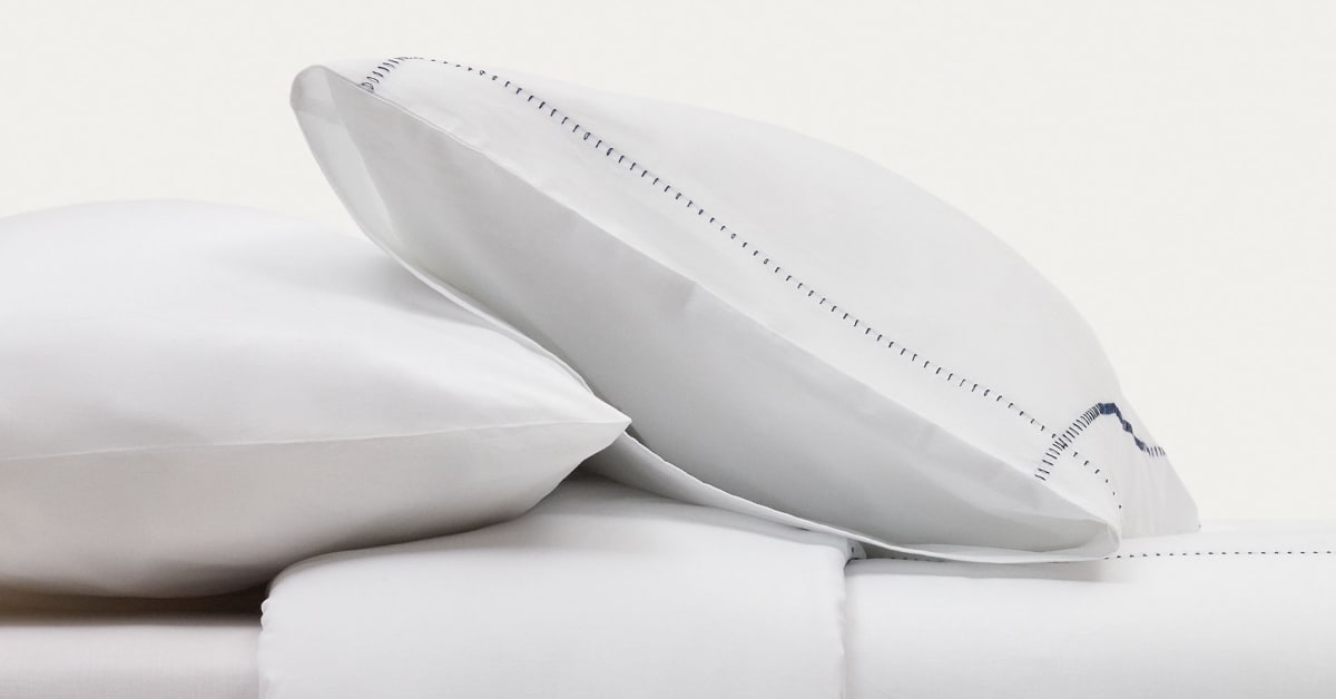 Elvia 100% cotton percale duvet cover and pillow case set 180 thread ...