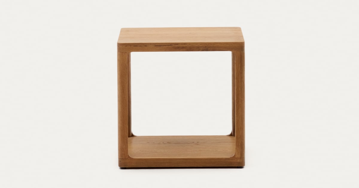 Maymai oak wood side table 50 x 50 cm | Kave Home Great Britain