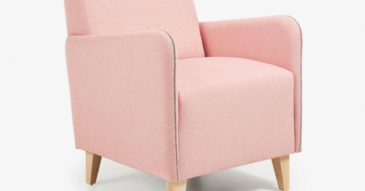 Pink Arck armchair | Kave Home Great Britain