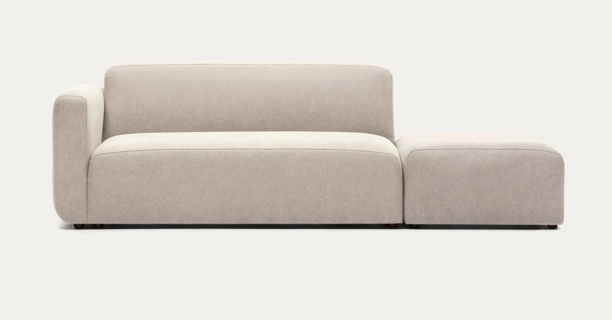 Neom 2-zits modulaire bank met beige eindpaneel 244 cm FSC Mix Credit ...