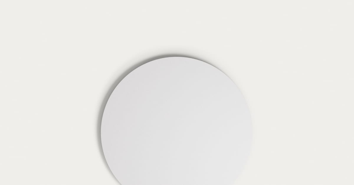 Argo round white melamine table top Ø 120 cm | Kave Home Great Britain