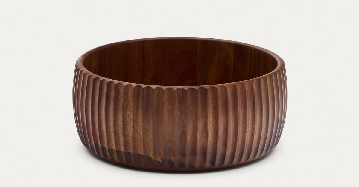 Rommu large bowl made of acacia wood FSC 100% | Kave Home Italy
