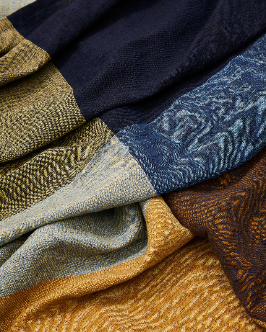 Dan Sater Moderno Decke Sater Aus Leinen Und Baumwolle Mit