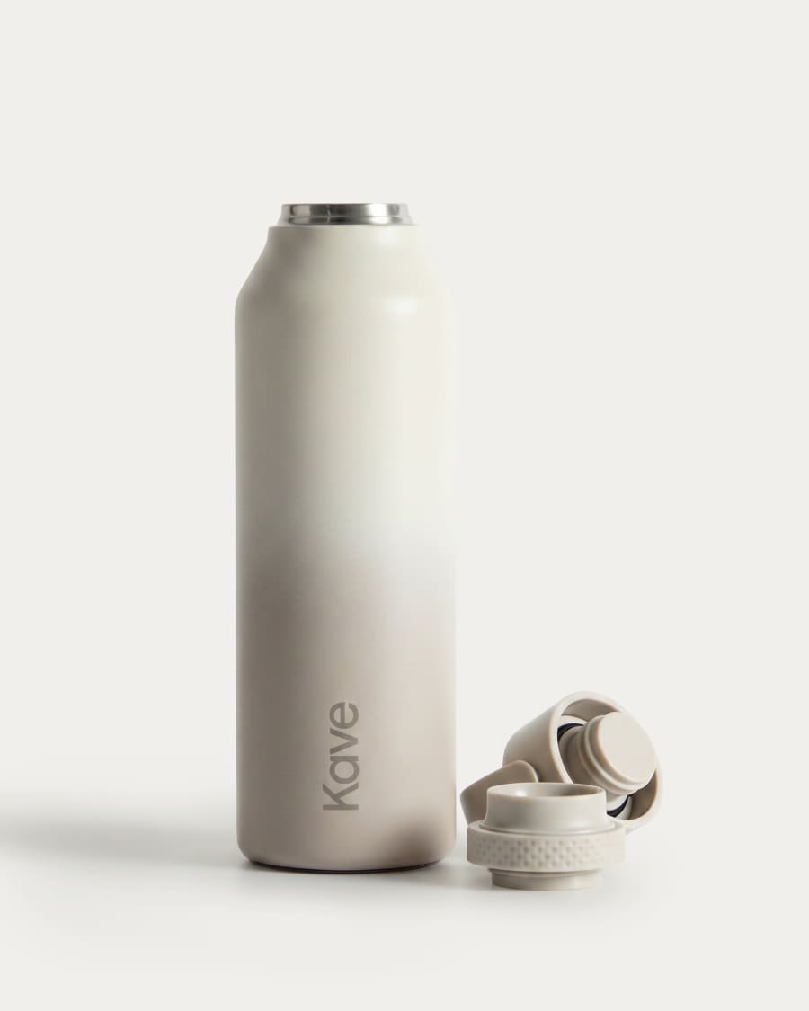 Aika beige thermal bottle 600ml | Kave Home