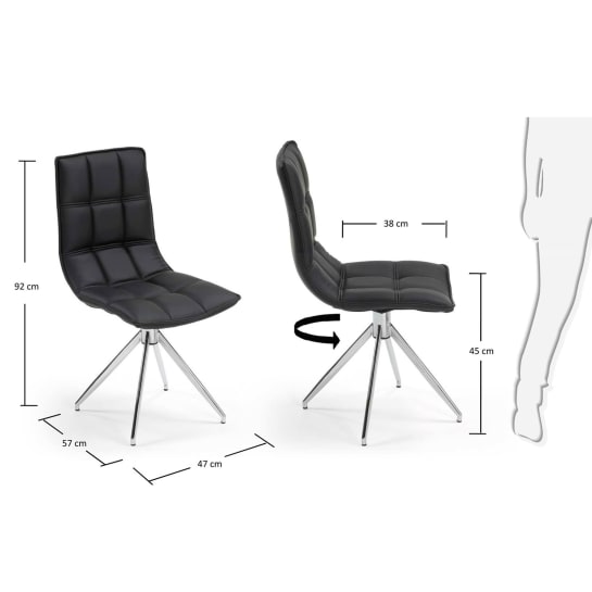 Draco chair black | Kave Home Great Britain