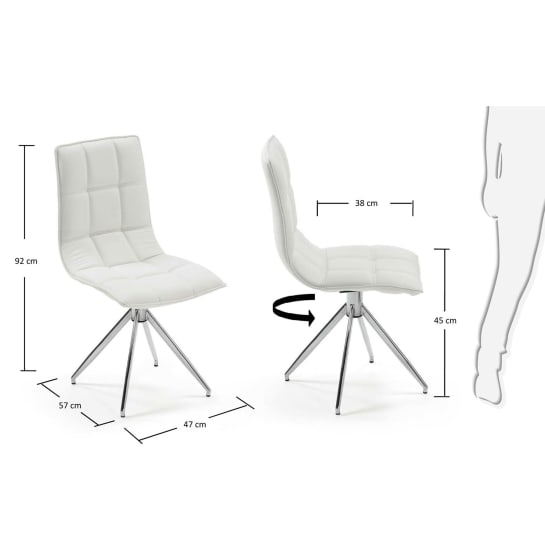 Draco chair white | Kave Home